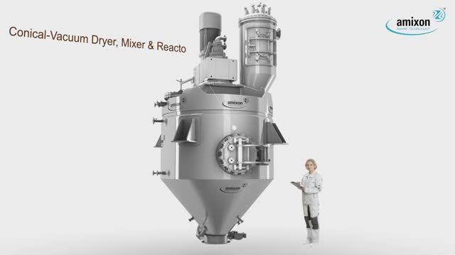 Смеситель сушилка и реактор AMT от amixon®. Прецинзионное смешивание детского порошкового питания.