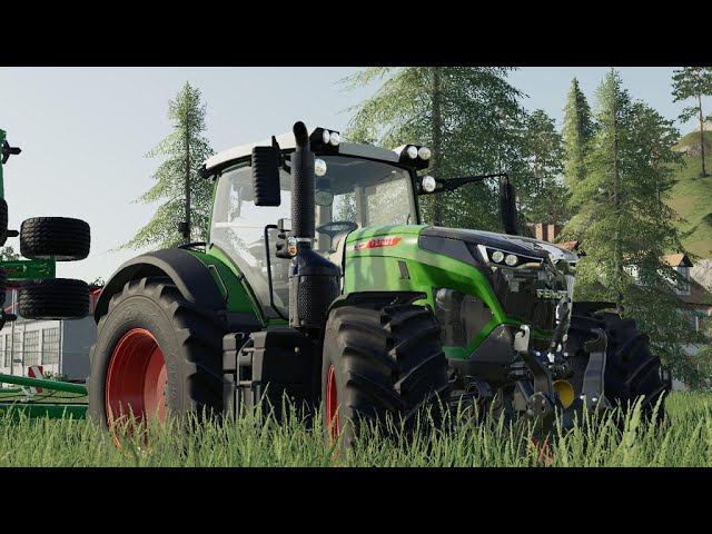 Стрим "Farming Simulator 19".Косим траву в сено,прессуем тюки.Уборка свеклы.