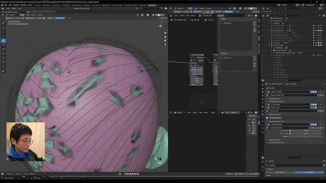 Amazing!! Make ANY HAIR STYLE in Blender Geometry Nodes.