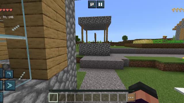 Построил улучшенную деревню жителей номер 13 *теперь живу в ней*