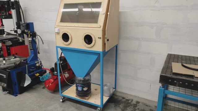 Самодельный пескоструй. Финал.