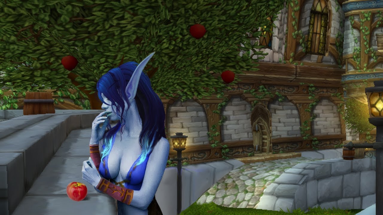 Начинаем всё с чистого листа. World of Warcraft прохождение за эльфийку бездны.