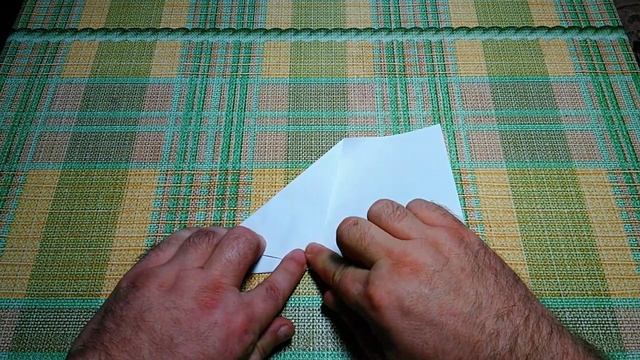 Бумажный самолётик. Технологии из детства.