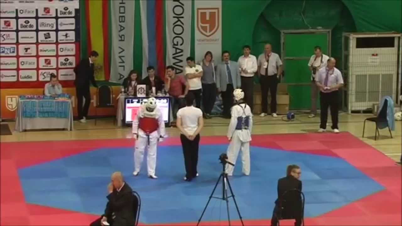 Taekwondo WTF. Соревнования Патриот. 09.05.2015. Тазуркаев-Лагерь.