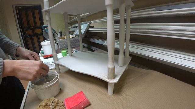 Реставрация этажерки..mp4