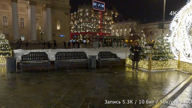 GoPro11 Ночная съёмка в городе Москва