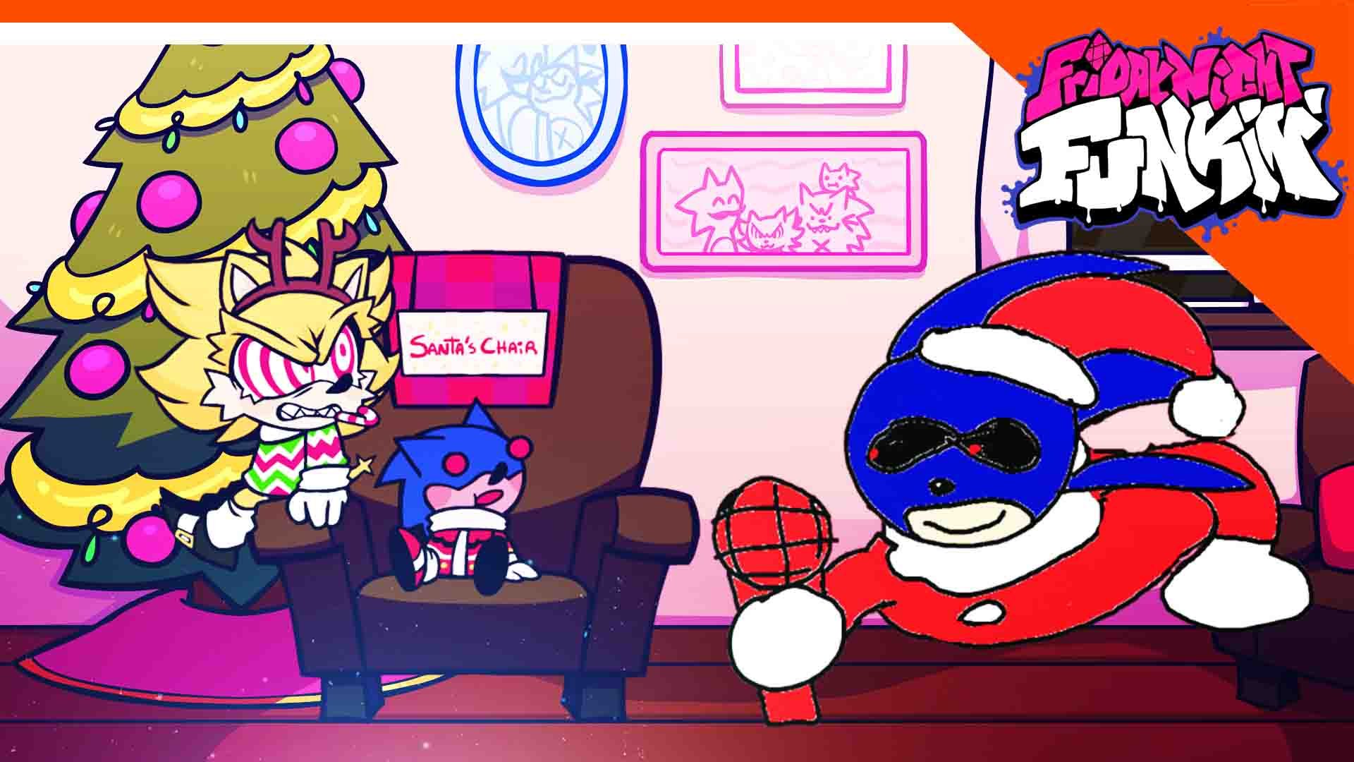 ? НОВЫЙ БОСС НОВОГОДНИЙ САНИК! CHRISTMAS SONIC ? Friday Night Funkin' Sonic Прохождение на русском