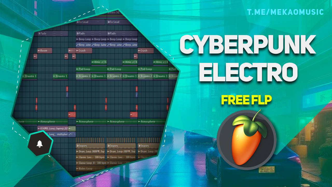 Cyberpunk Music в FL Studio 20 (Free FLP)