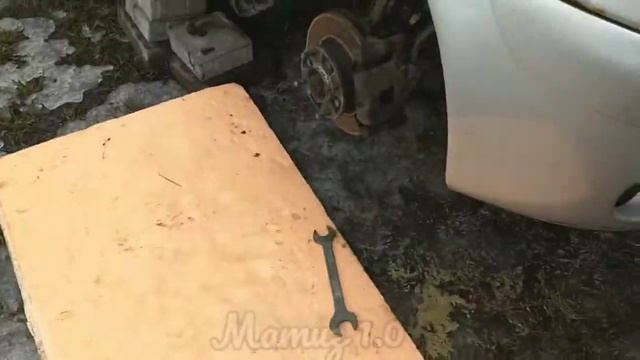 Снимаем масляный насос Матиз 1.0 в полевых условиях.