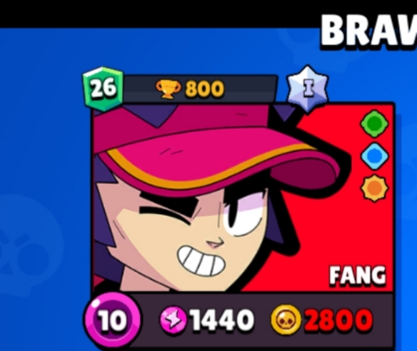 Мой 2 акк в бравле 26 ранг на фэнга!!годзила базз и режиссер Базз!! //Brawl stars