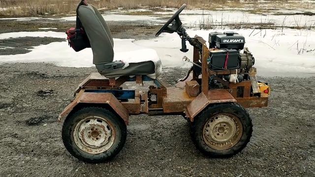 ОБЛИЦОВКА на мини трактор, крылья готовы