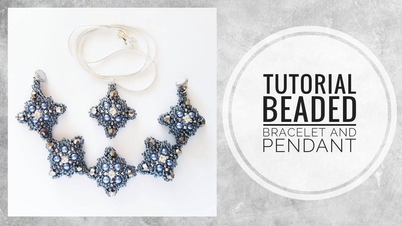 #МК - Браслет из бисера и бусин | #Tutorial - Beaded bracelet and beads
