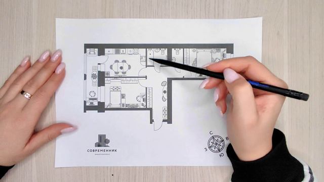 Обзор двухкомнатной квартиры в ЖК Современник!