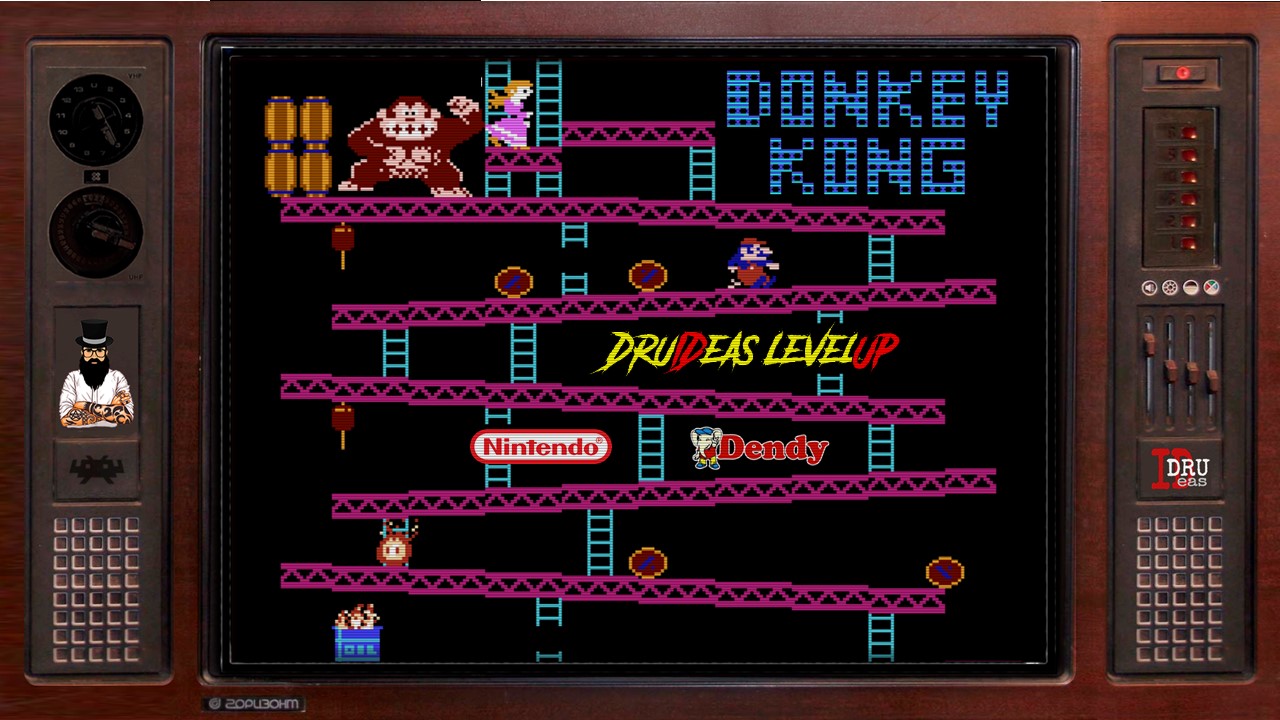 DONKEY KONG | ДОНКИ КОНГ | DruIDeas | LEVEL UP | NES | DENDY
