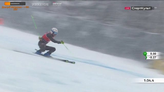Горные лыжи. Кубок мира. Санта-Катерина. Мужчины. Слалом-гигант. 2-я попытка.mp4