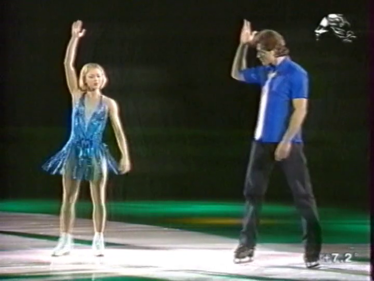 Елена Бережная и Антон Сихарулидзе - "Smooth" ( Santana), шоу Ледовый Олимп 2001, С-Петербург