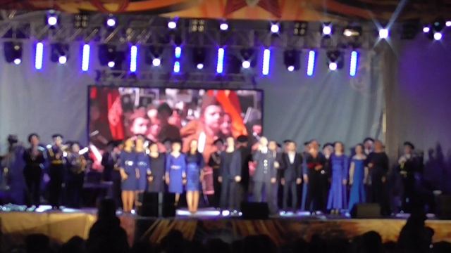 г.Орёл - 09.05.2019г.- День Победы - Поздравление - Салют (Самопал)