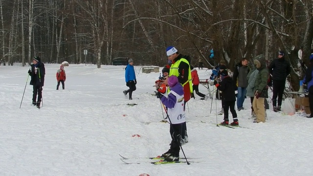Лыжный Драг, перед стартом младших групп