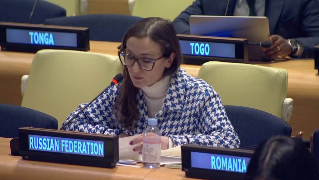 ? Д.А.Гильмутдинова в ООН. Выступление о справедливом представительстве в СБ ООН (09.03.2023)