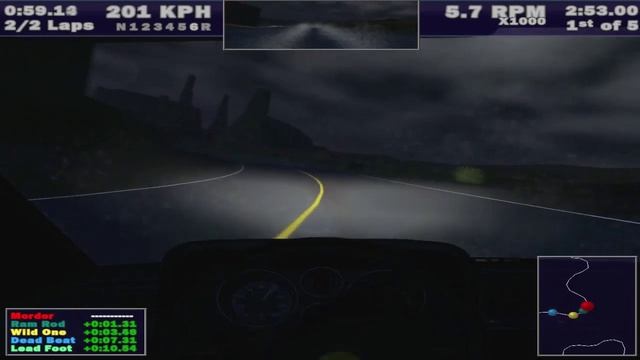 Need for Speed III. Hot Pursuit #4 Knockout, Expert