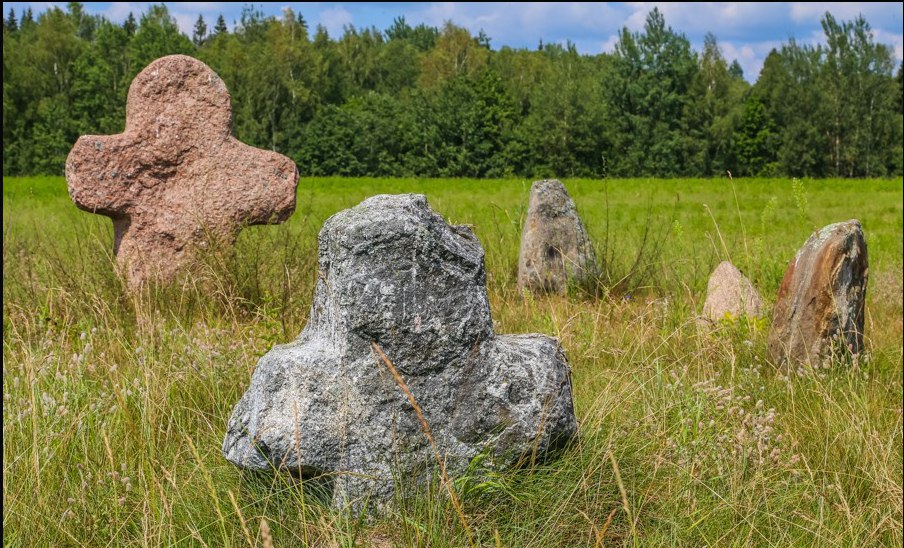 КРЕСТЫ , РАСТУЩИЕ ИЗ ЗЕМЛИ