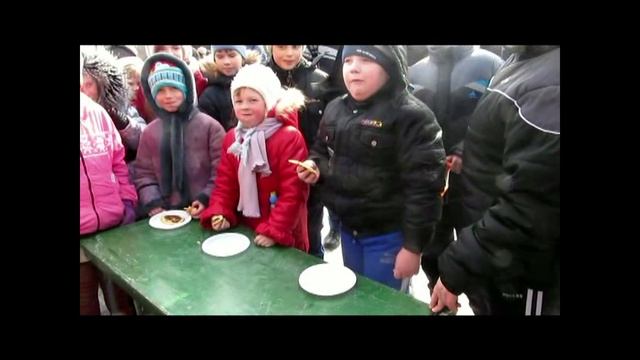 Поедание блинов