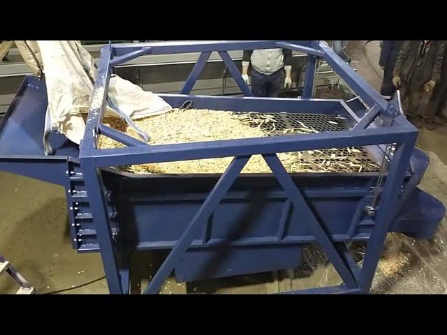 Вибросито для щепы (пусконаладка)