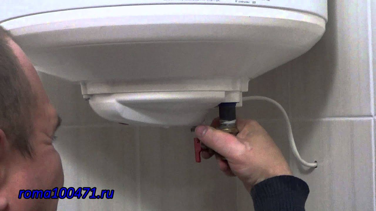 Схема подключения накопительного водонагревателя