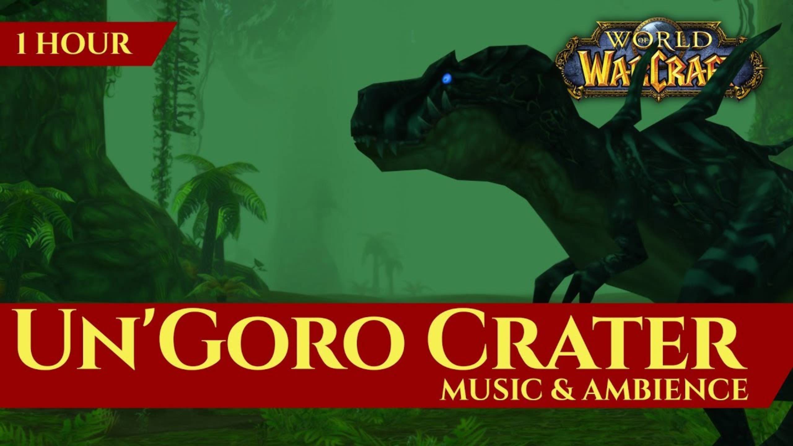 Vanilla Un'Goro Crater - Music & Ambience (1 hour, 4K, World of Warcraft Classic)