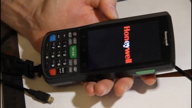 Обновление прошивки терминала сбора данных Honeywell ScanPal EDA50K