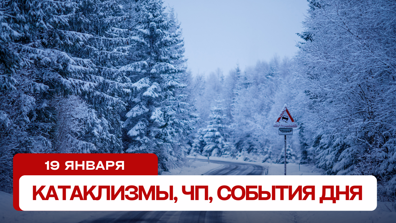Катаклизмы за день 19.1.2024. Новости, ЧП, события дня