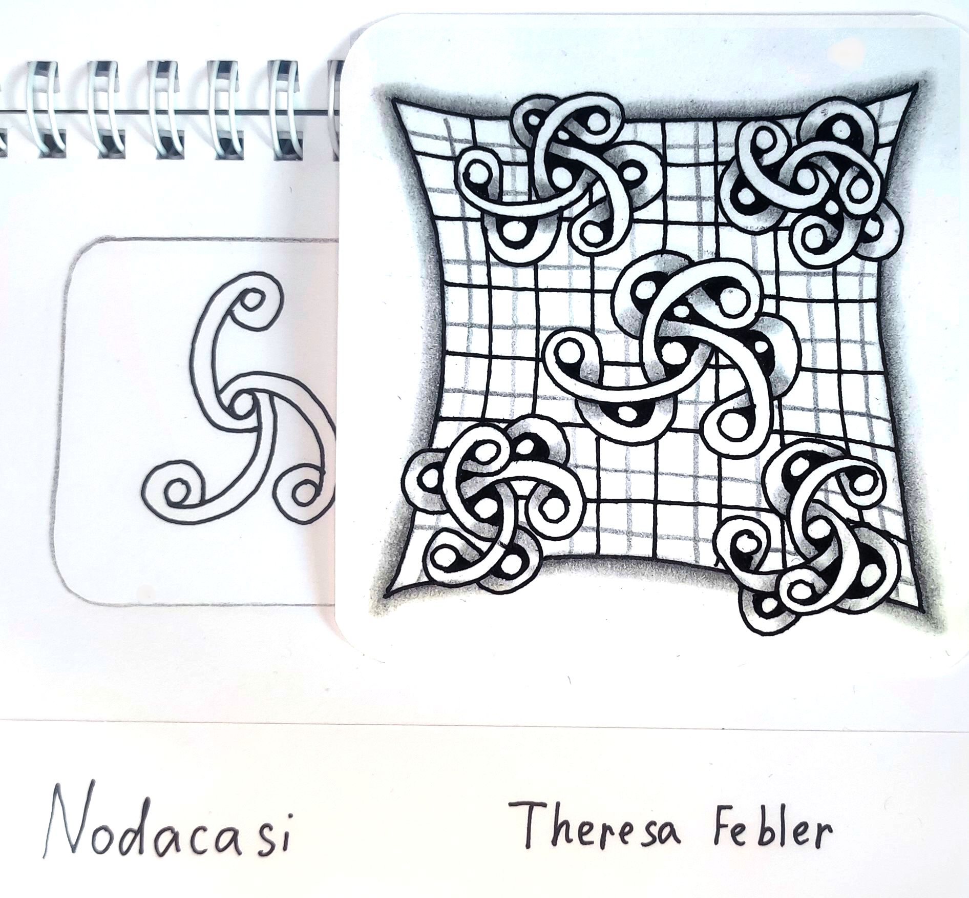 Зентангл Тангл Nodacasi