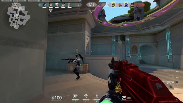 2 Крысы берут раунд. VALORANT