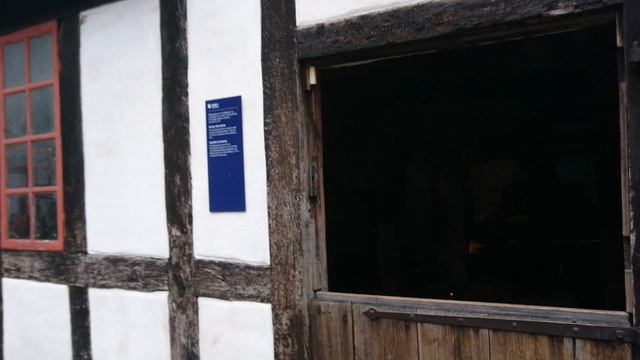 Старая мельница из поместья Мёллеруп в Старом городе, Орхус, Дания