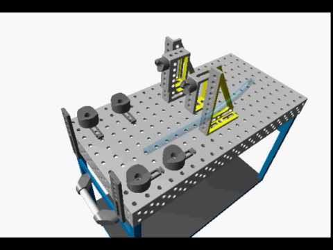 Сборка каркаса из труб. Столы Demmeler