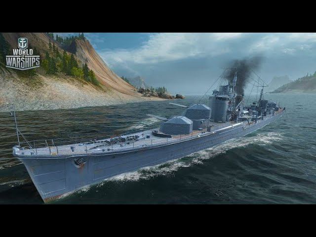 Эсминец AKIZUKI Двойной удар, Кракен, Осн калибр, Мир Кораблей Красава