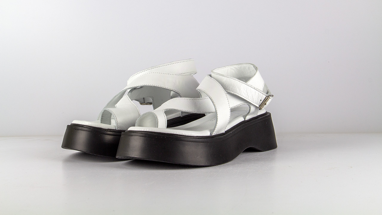 Босоножки Aquamarin женские белые 43-02-TBN-5-SYH