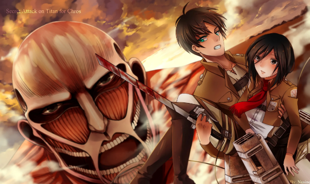 аниме битва титанов