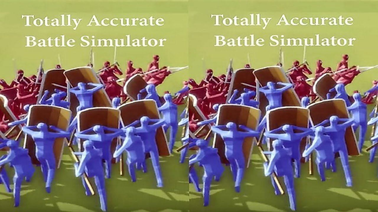 Totally Accurate Battle Simulator 3D VR video 3D SBS # 2 google cardboard