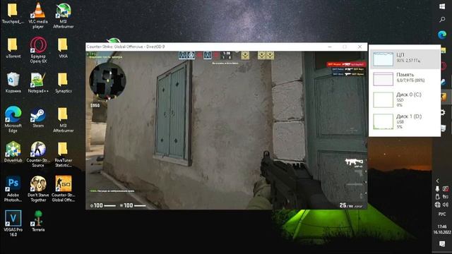 CSGO Intel Celeron N2840 RAM 8GB DDR3L 1600 Intel Graphics 60 FPS Laptop GAMEPLAY ultra low