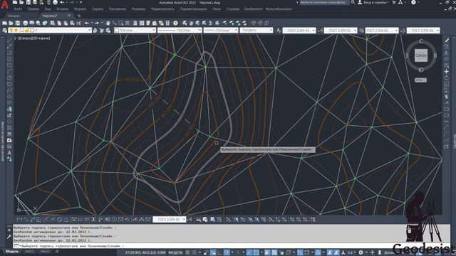 GeoRandom. Горизонтали_Добавить_Переместить_Подпись