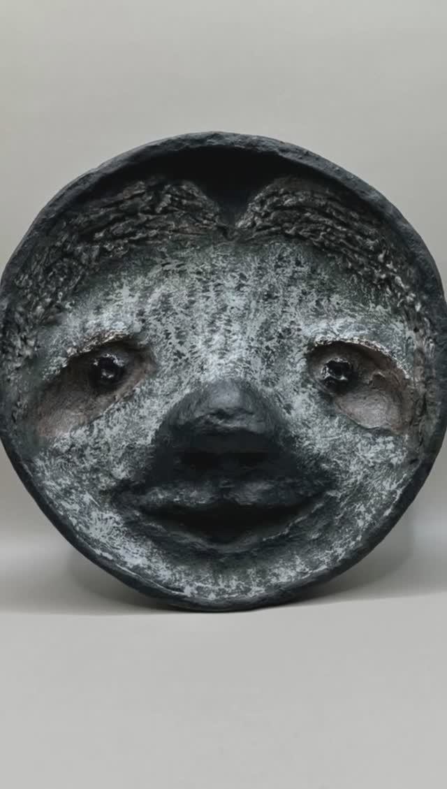 Ленивец -Тарелка/Панно настенное ручной работы