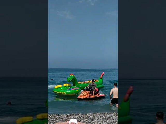 Гагра. Море, пляж 21 июня 2021. Абхазия.