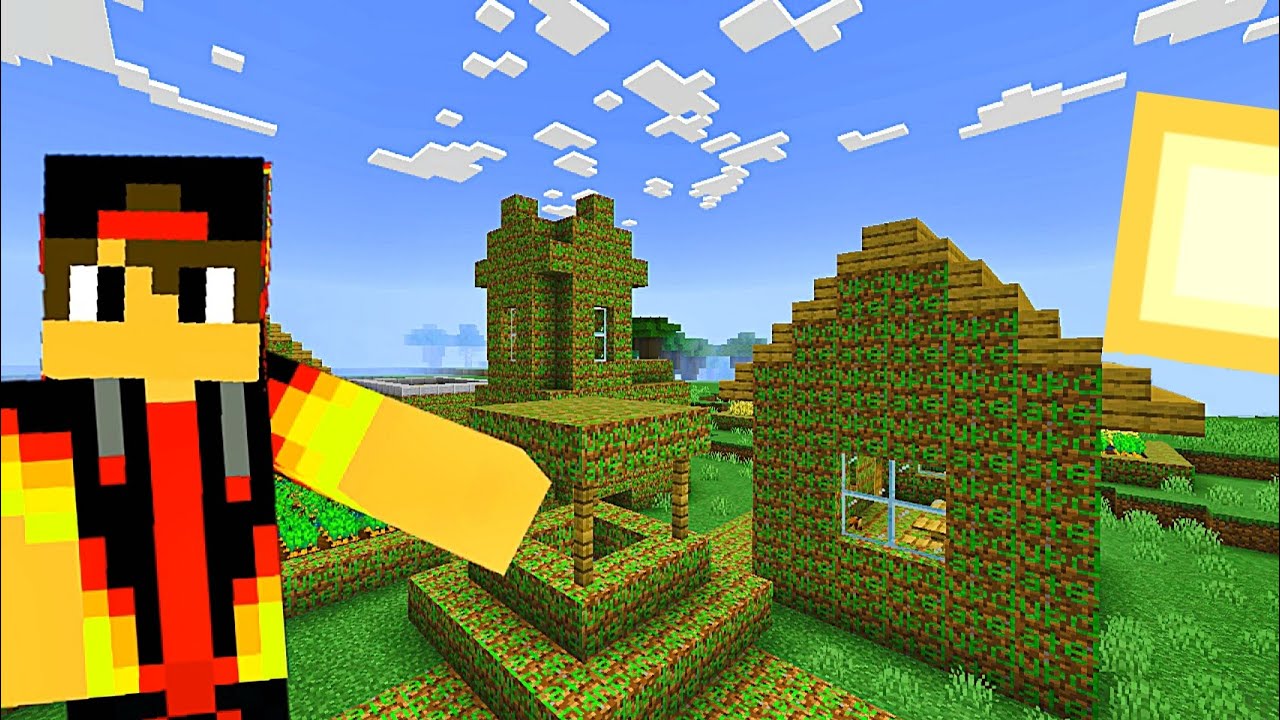 📹 Странная деревня в майнкрафте |Dimon play