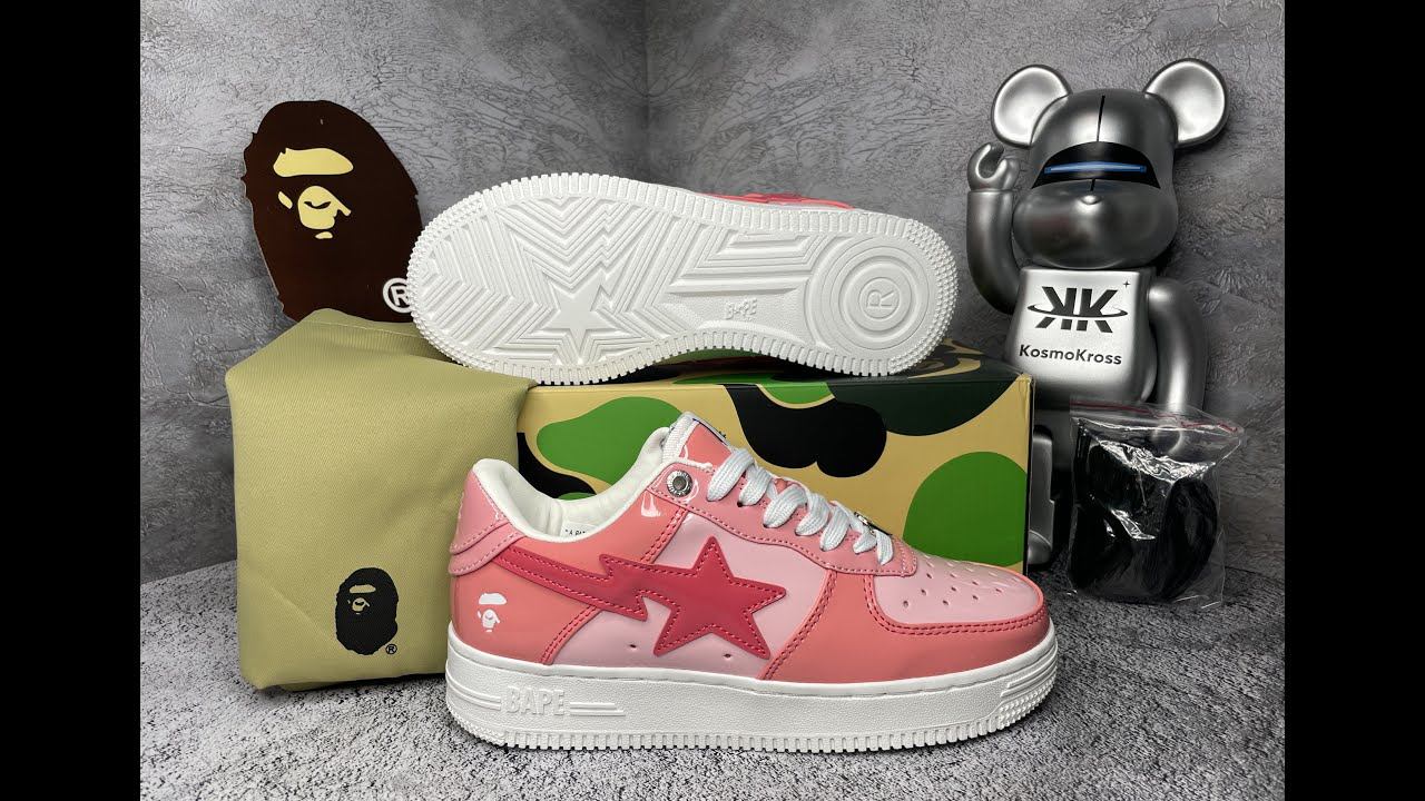 Кроссовки Bape Sta - Pink
