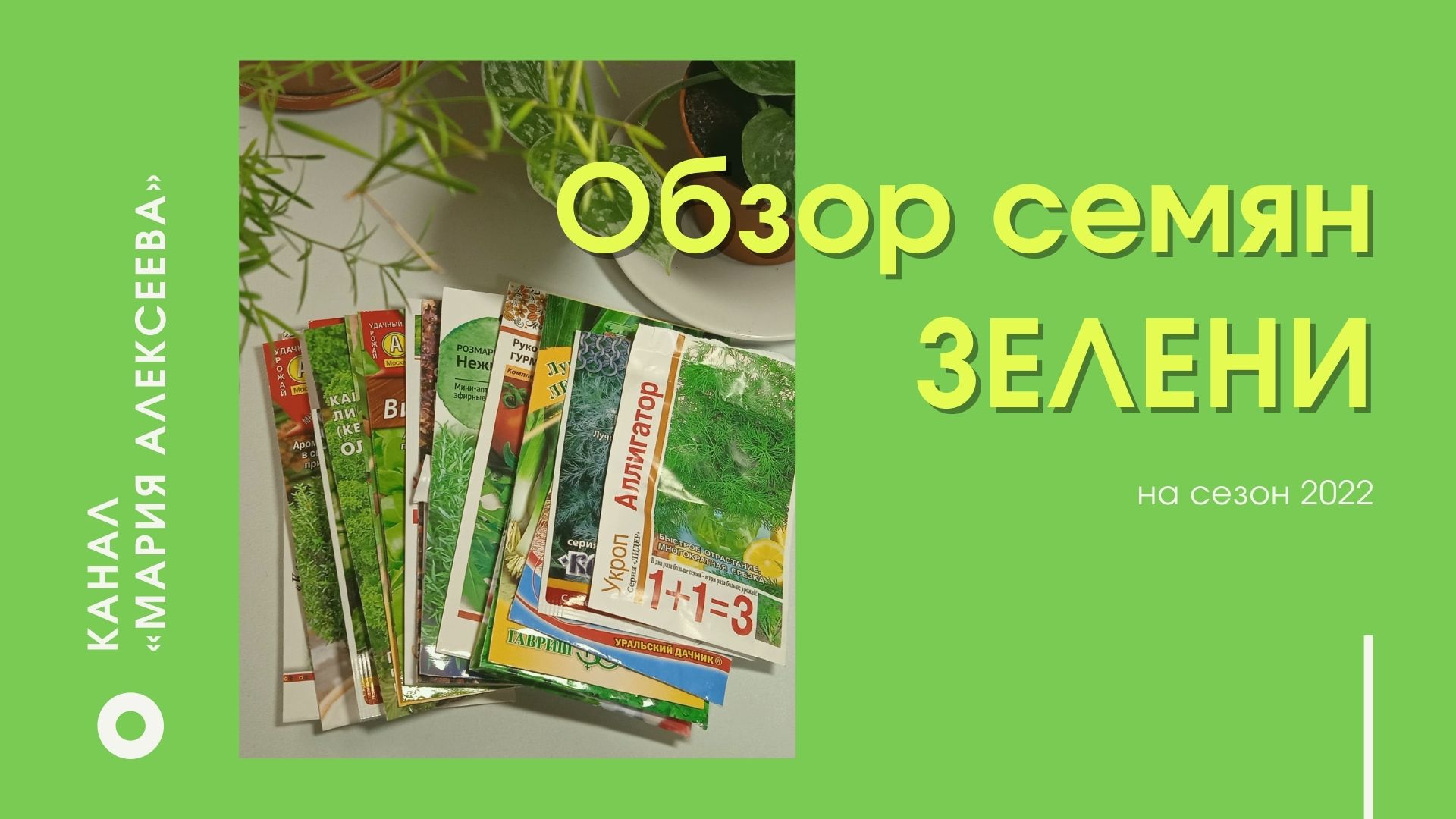 Обзор семян зелени на 2022г.mp4