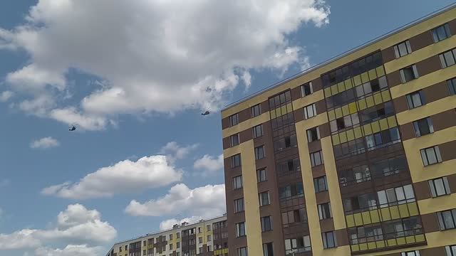 ВЕРТОЛЁТЫ | Военная техника на репетиции парада в честь дня ВМФ в Санкт-Петербурге | СМАЙЛИКИ