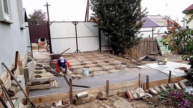 Делаем заезд для автомобиля во дворе. Заезд для авто своими руками.