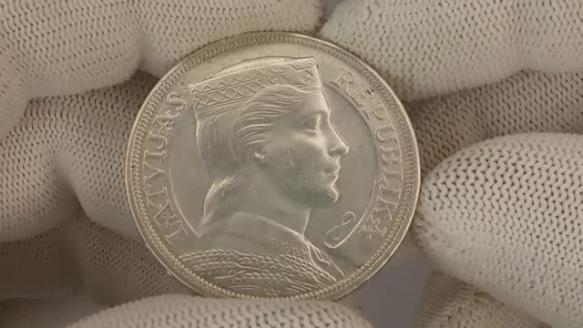 Латвия 5 латов, 1931 года.