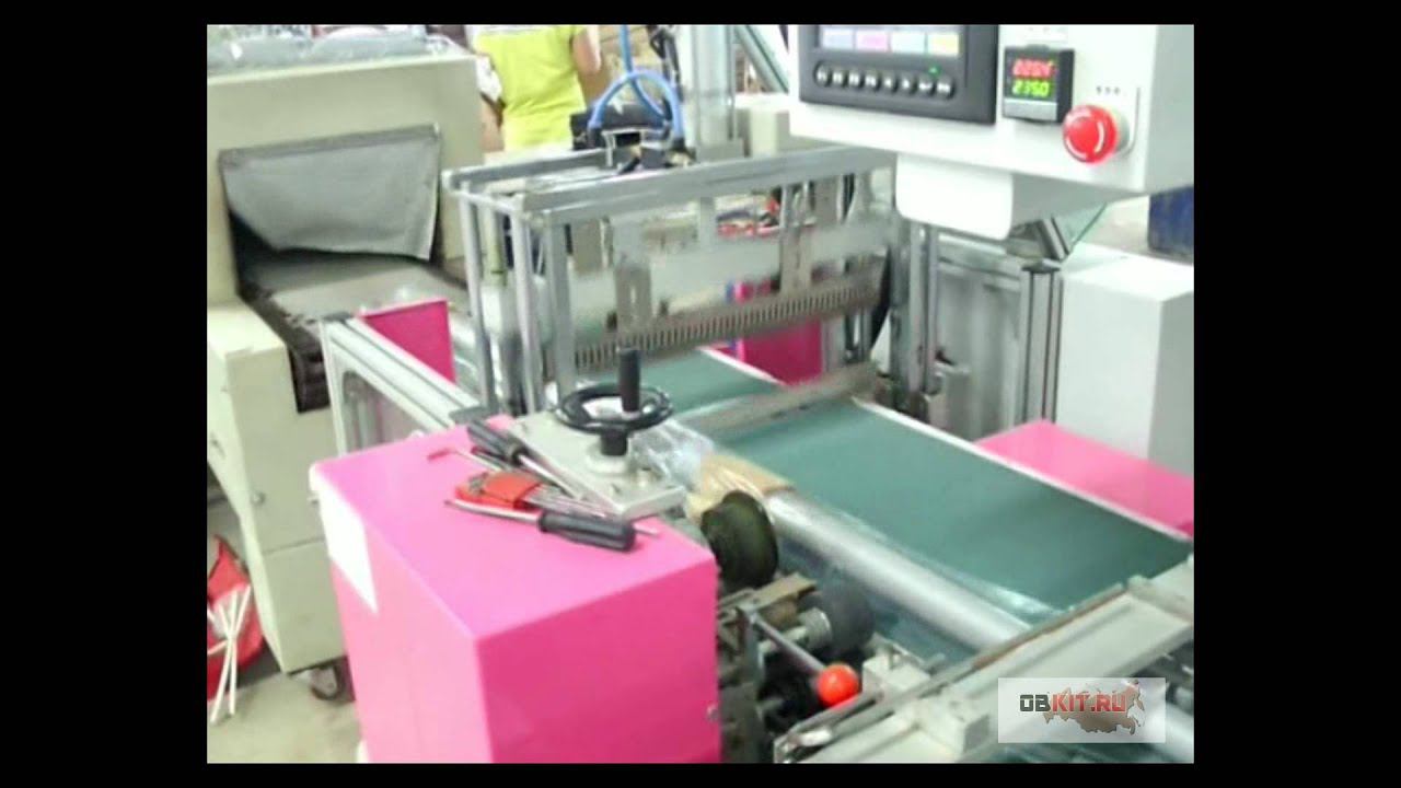 Упаковка цилиндров рулонов в термоусадочную пленку